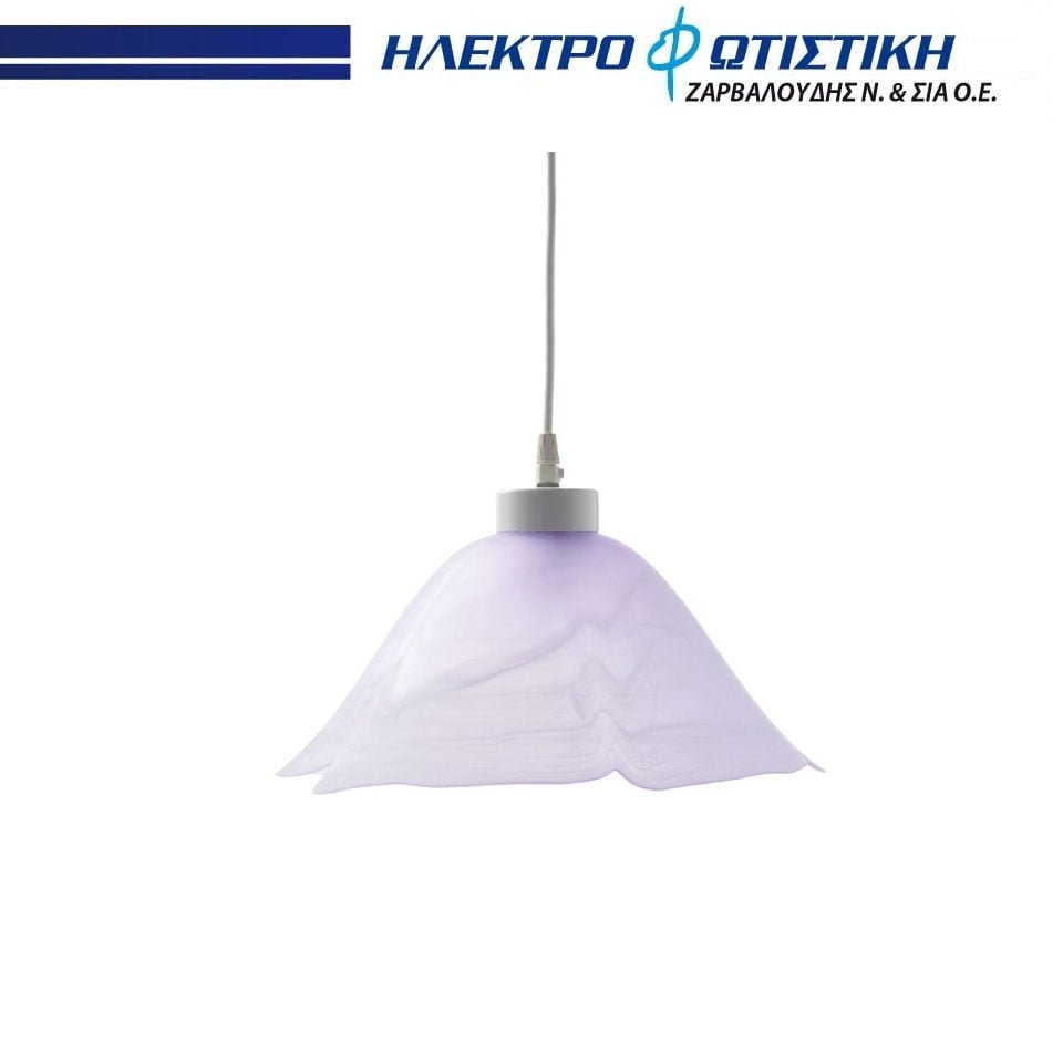 ΓΥΑΛΙ Νο379 Φ35 W.ALABASTER LILA SATIN | ΗΛΕΚΤΡΟΦΩΤΙΣΤΙΚΗ